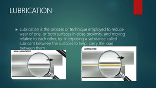 Lbrication System Seminar Report Maintenance Engineering | PPT