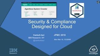 Cloud Security & Compliance - JPMC Overview | PPTX