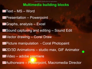 Seminar on Application of Multimedia in Agriculture | PDF