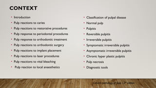 pulpal pathology final. Ppt various pathology | PPTX