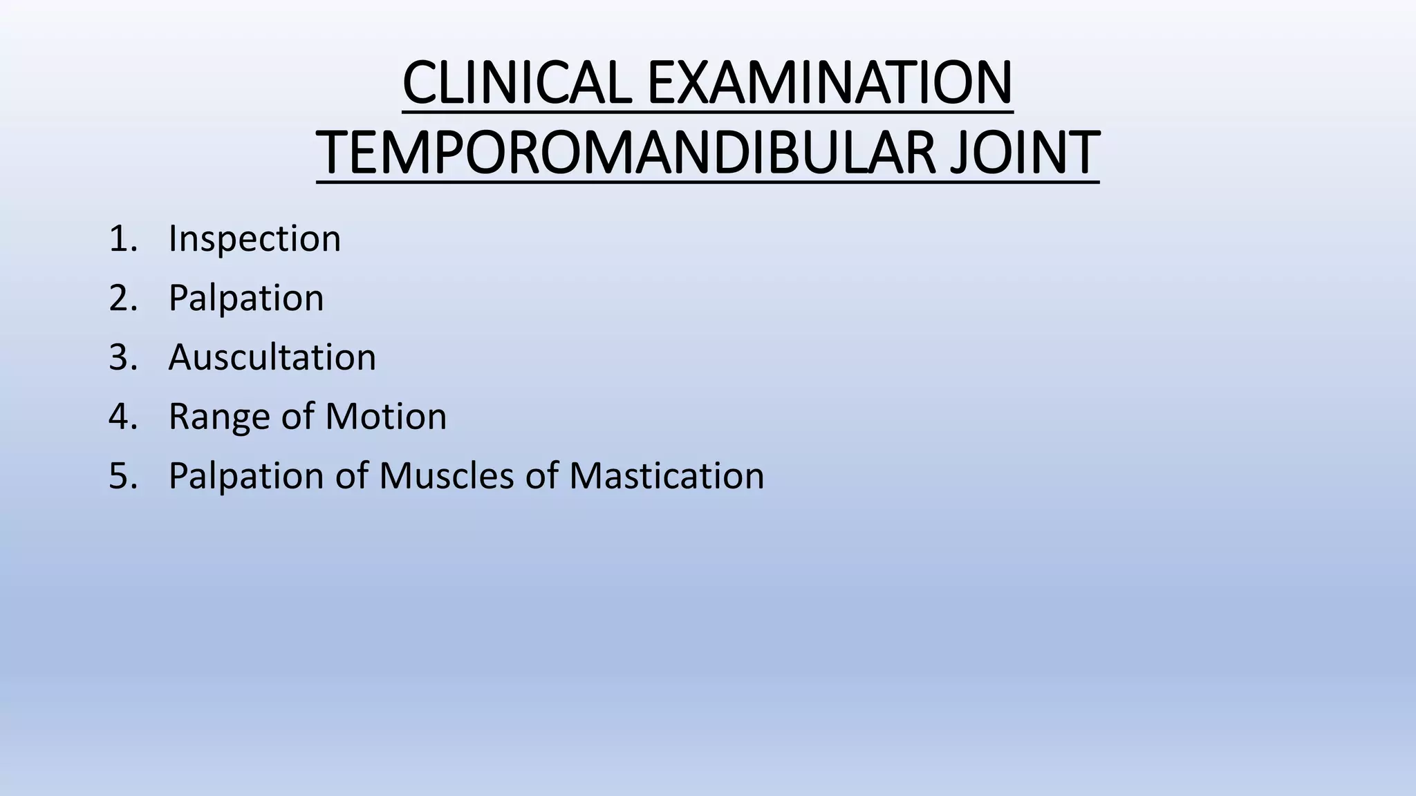 Temporomandibular Joint (Anatomy) | PPTX