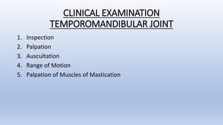 Temporomandibular Joint (Anatomy) | PPT
