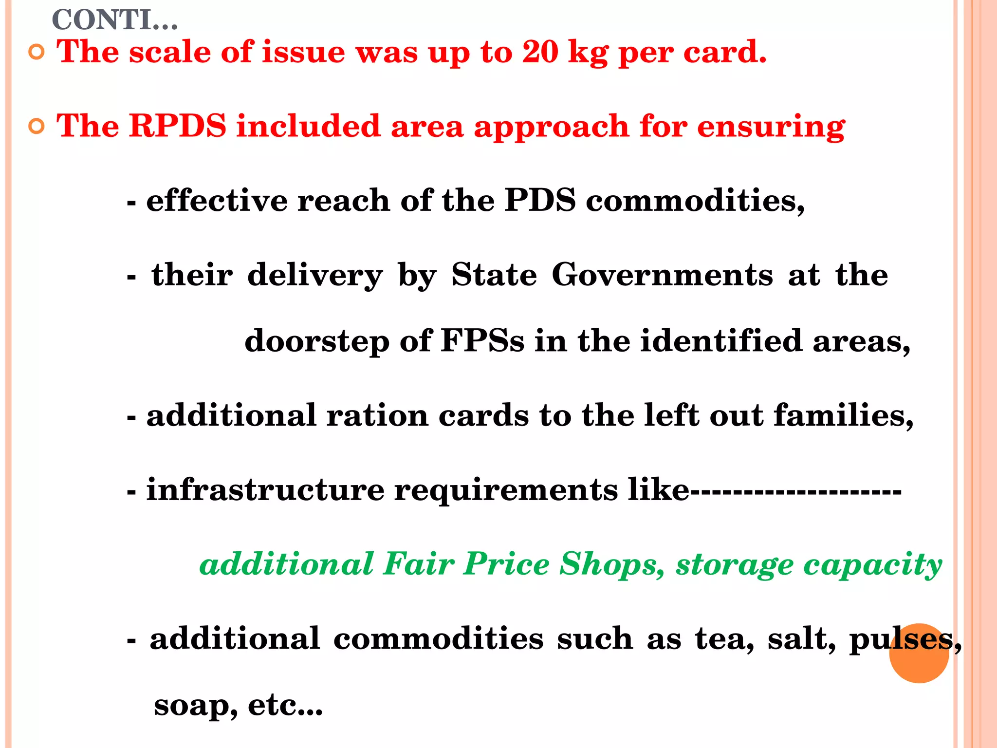 Food Security and PDS system in India | PPT