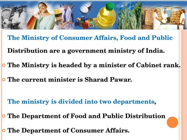 Food Security and PDS system in India | PPT | Agriculture | Industries