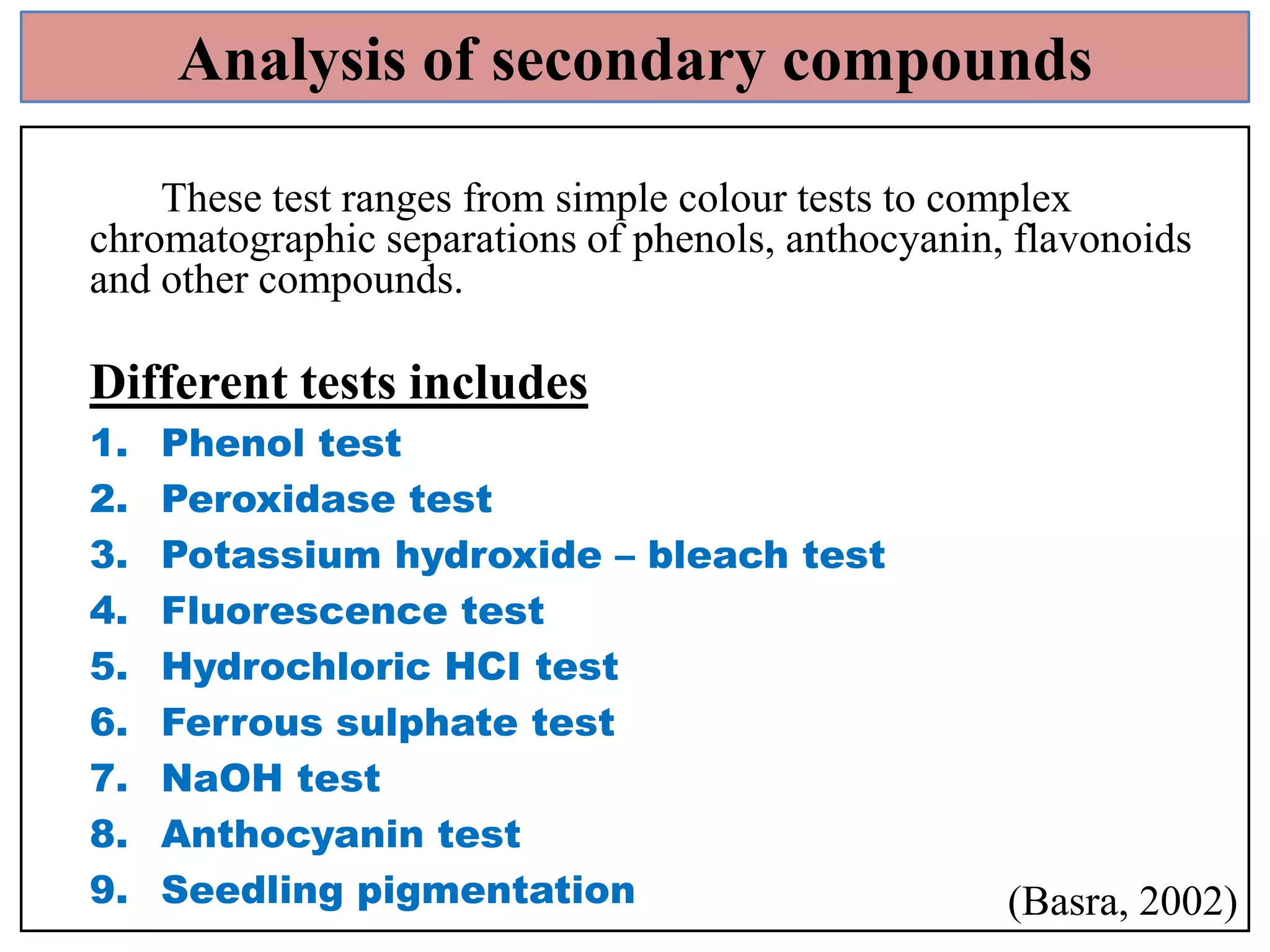 Methods of genetic purity testing | PPT