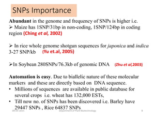 SNp mining in crops | PPTX