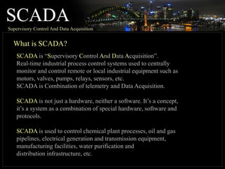 PLC and SCADA in Industrial Automation | PPTX