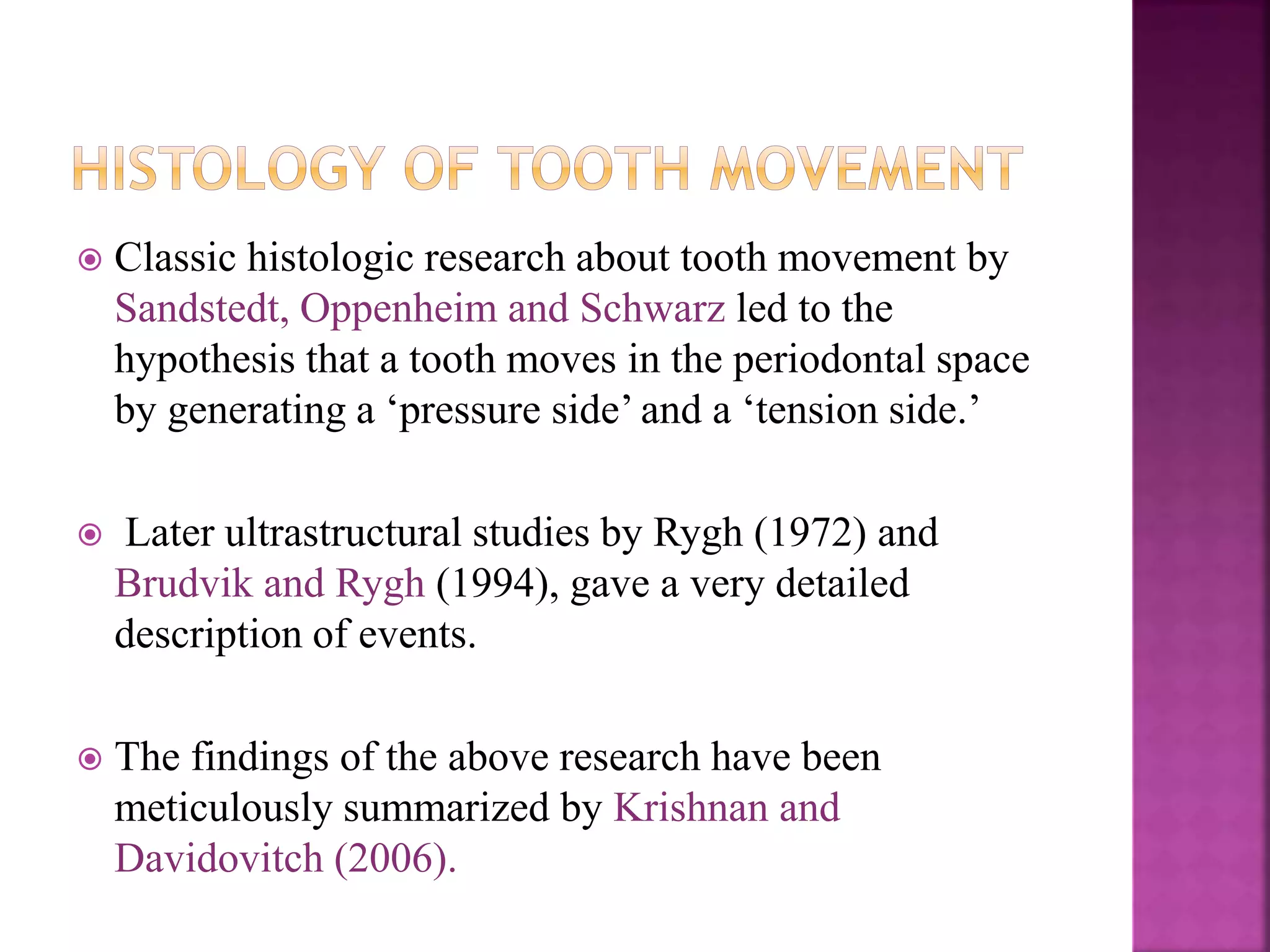Biology Of tooth movement | PPTX