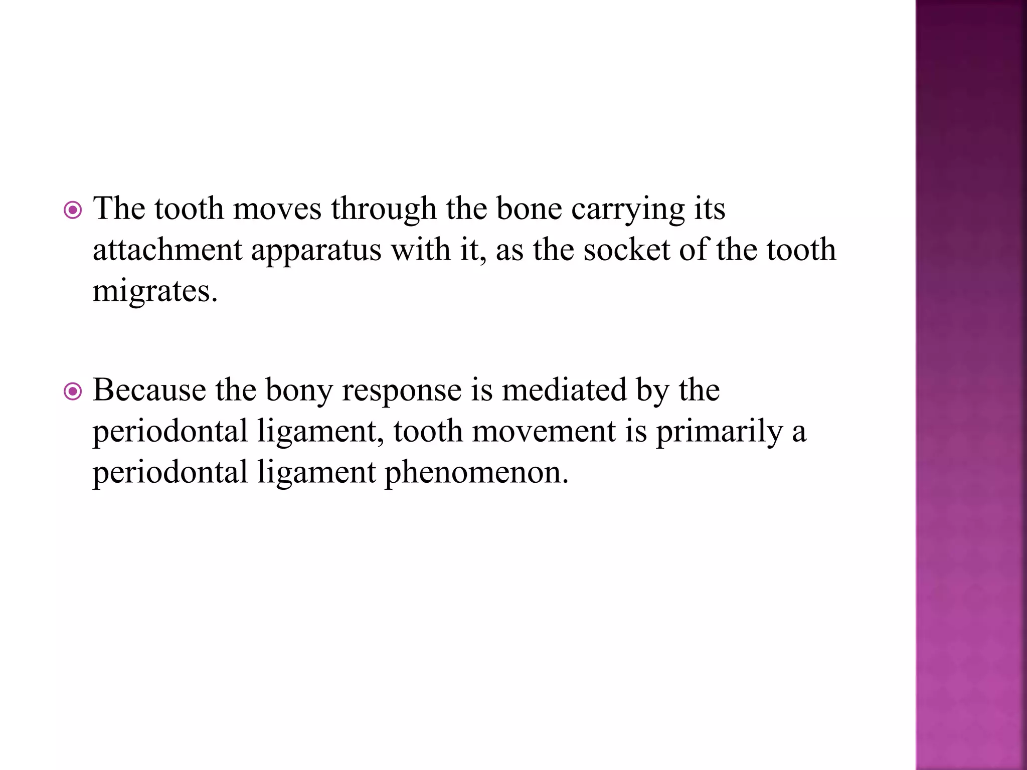 Biology Of tooth movement | PPTX