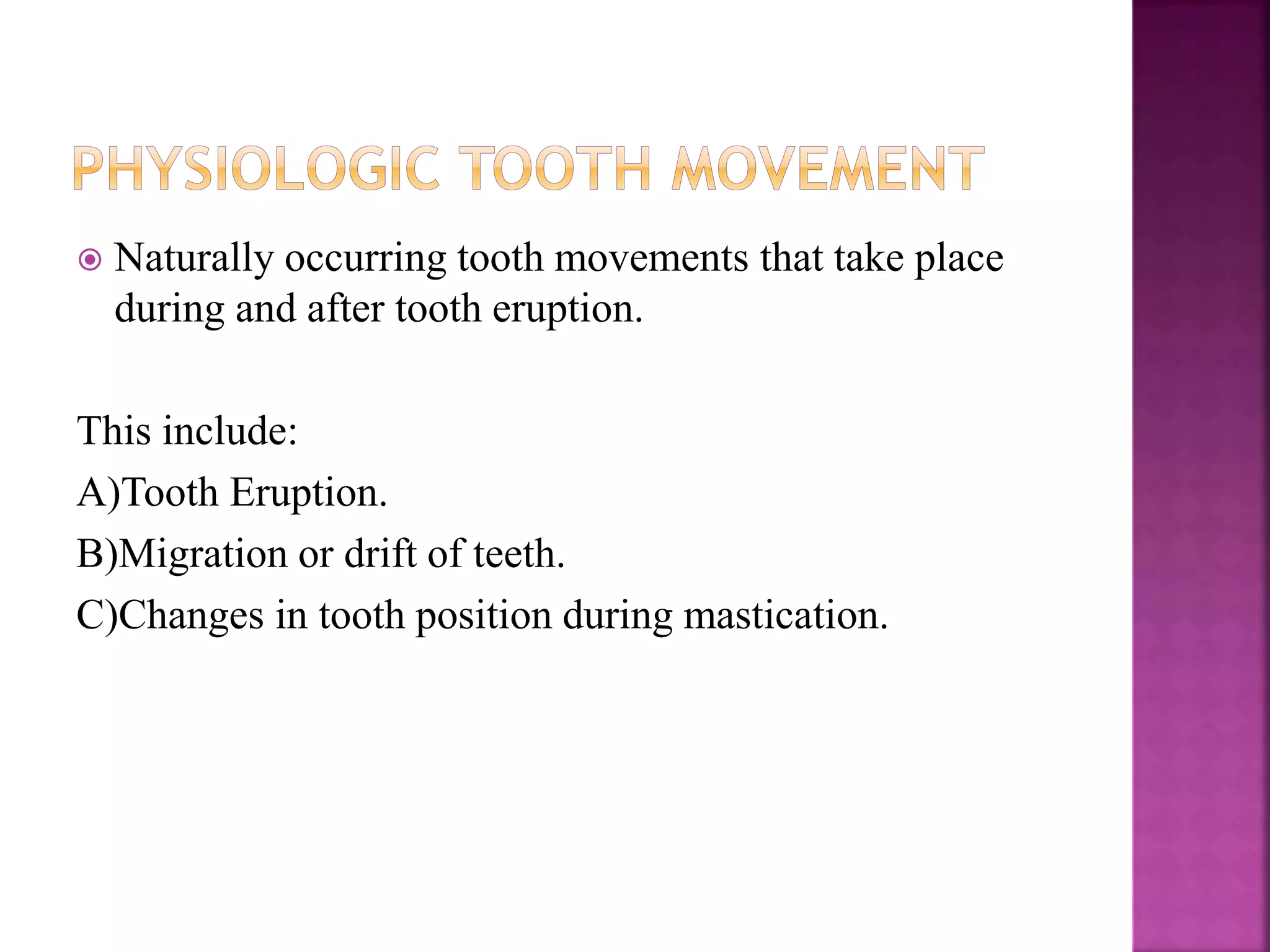 Biology Of tooth movement | PPTX