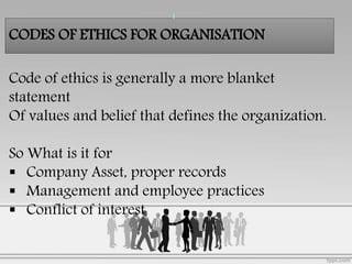 Ethics and Organizations | PPTX