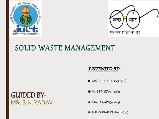 Solid waste disposal methods | PPTX