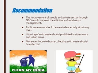 Solid waste disposal methods | PPTX