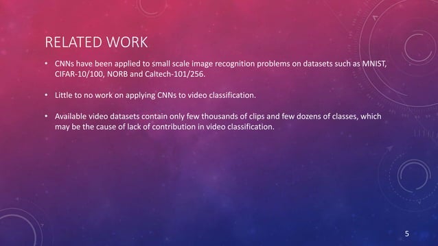 Large-scale Video Classification with Convolutional Neural Network | PPT