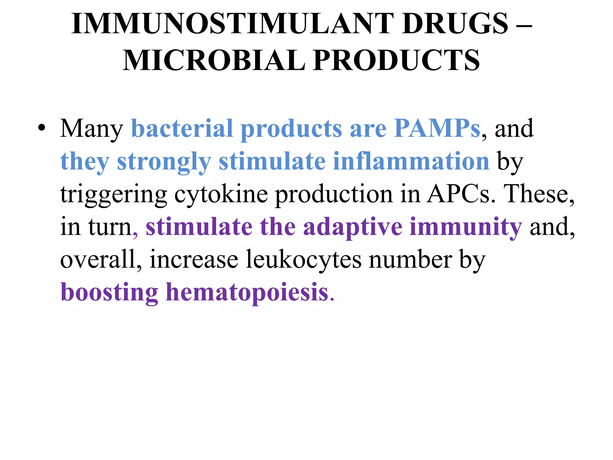 immunostimulants | PPTX