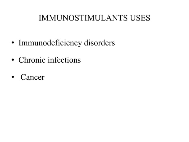 immunostimulants | PPTX