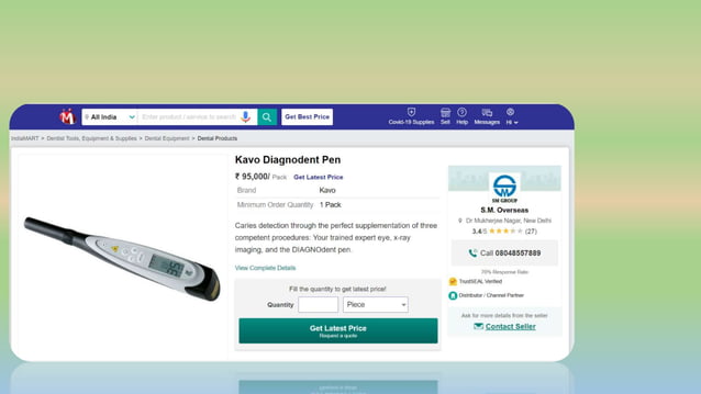 Recent advances in dental caries diagnosis | PPTX