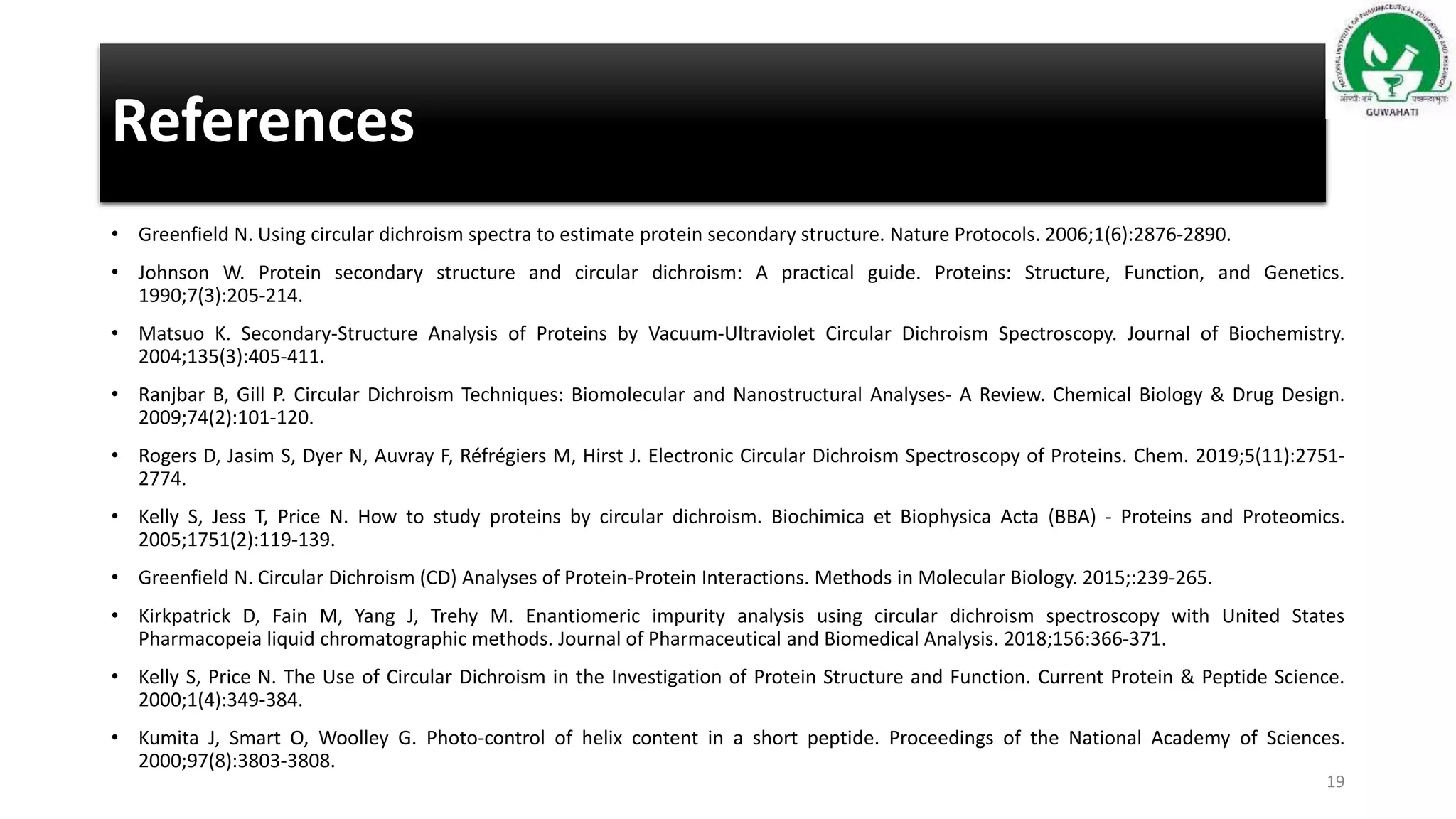 Circular Dichroism Spectroscopy | PPTX