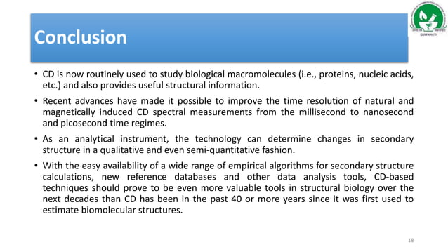 Circular Dichroism Spectroscopy | PPTX