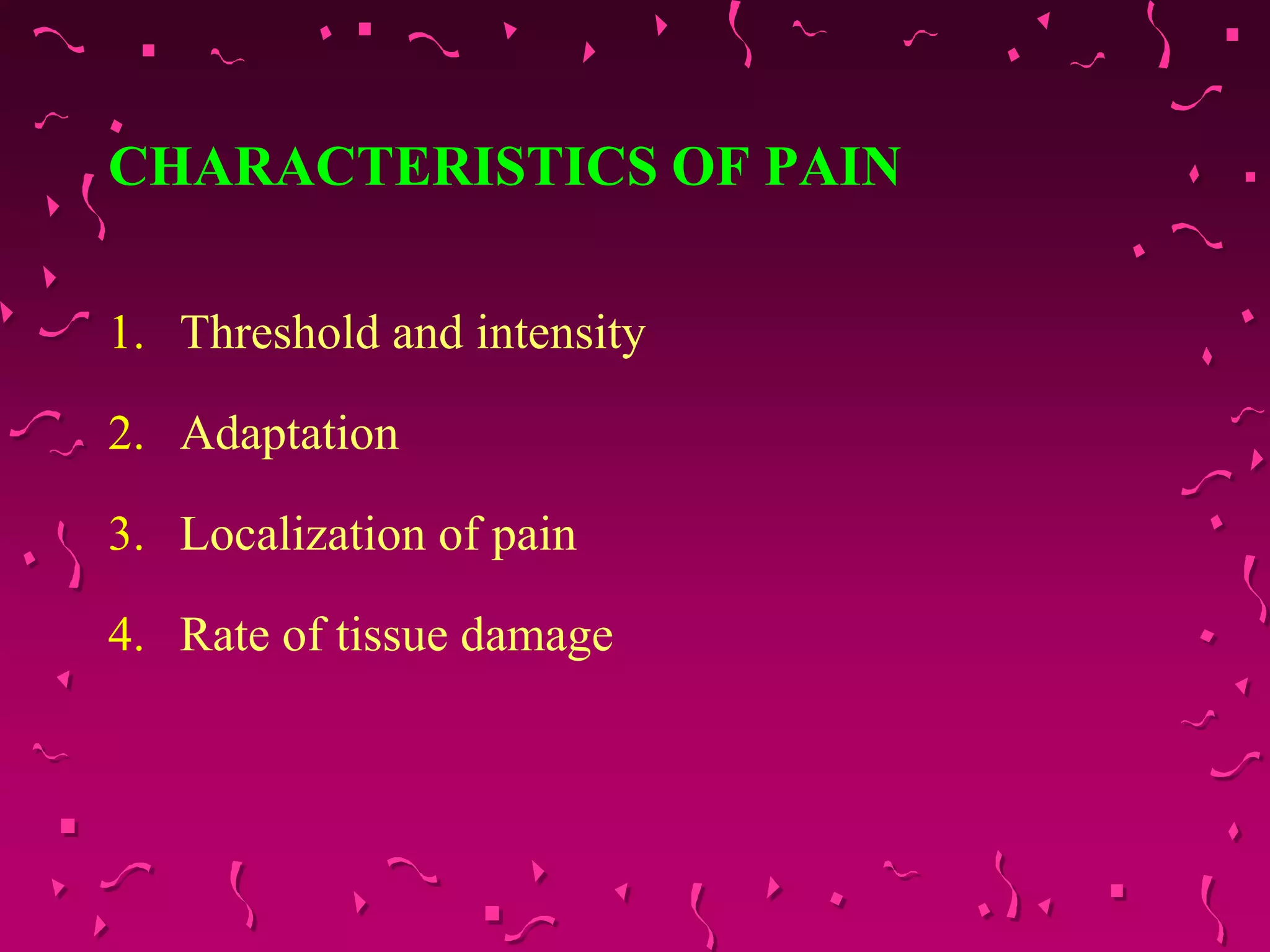 Pain pathways | PPTX