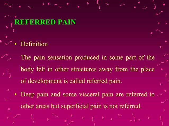 Pain pathways | PPT