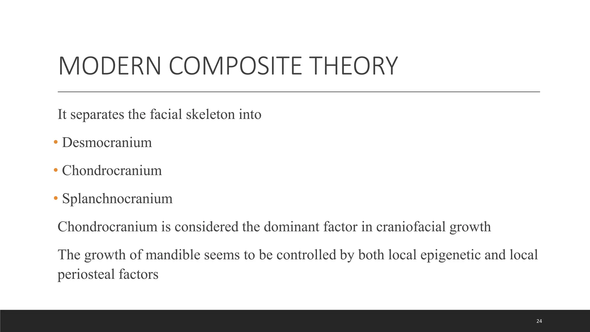 theories of growth and development- orthodontics | PPTX