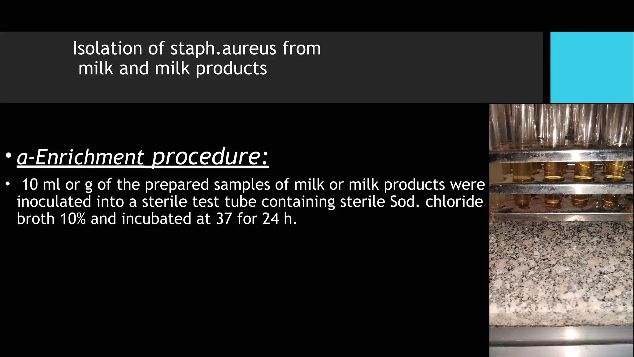 Staphylococcus Aureus In Milk And Milk Products Ppt