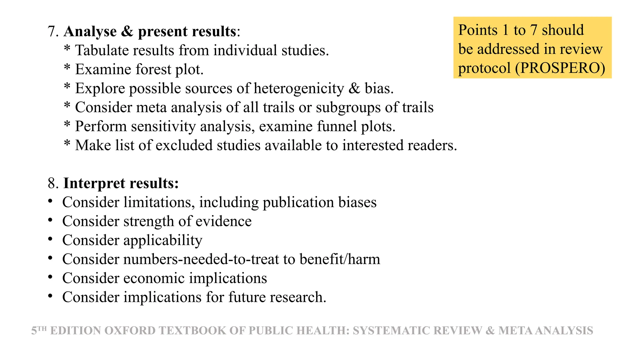 Systematic review & meta analysis seminar | PPTX