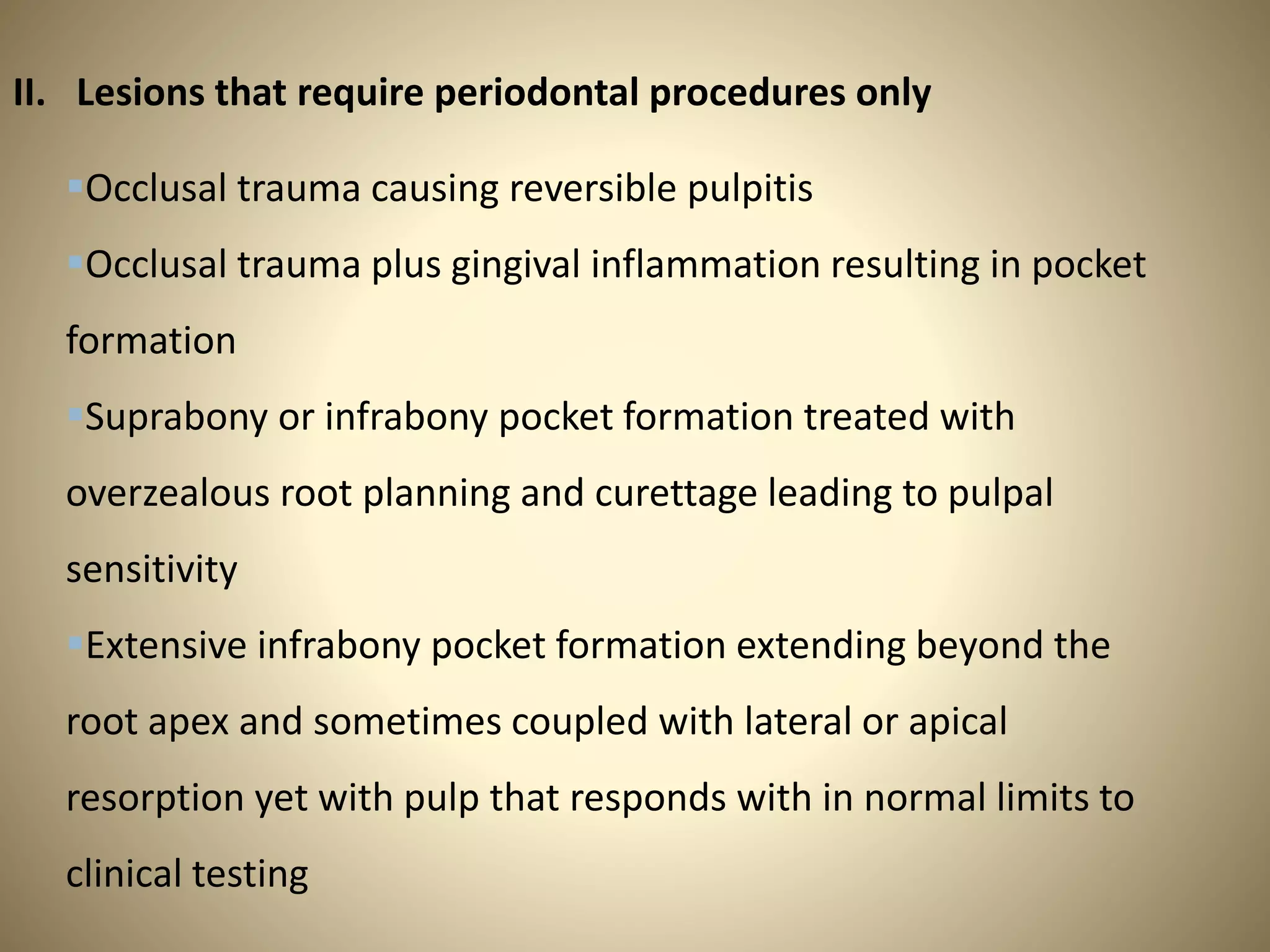 Endo - Perio lesions | PPTX