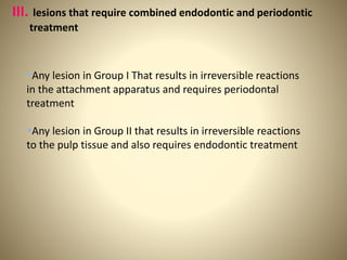 Endo - Perio lesions | PPTX