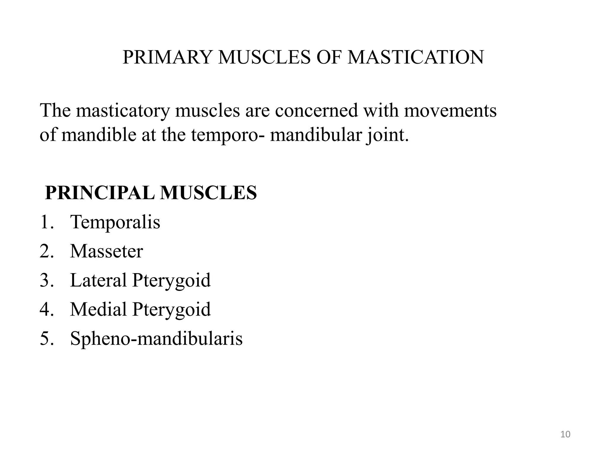 muscles of mastication | PPT