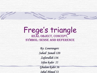 Frege's tringle | PPT