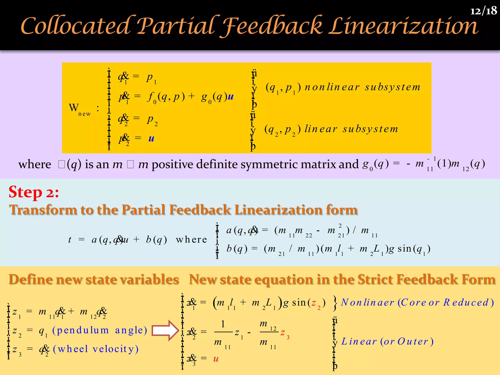 Stabilization of Inertia Wheel Pendulum using Multiple Sliding Surface Control Technique | PPTX
