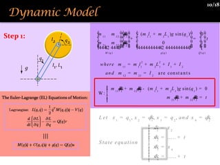 Stabilization of Inertia Wheel Pendulum using Multiple Sliding Surface Control Technique | PPTX