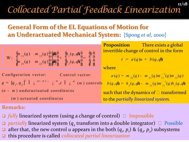Stabilization of Inertia Wheel Pendulum using Multiple Sliding Surface Control Technique | PPTX
