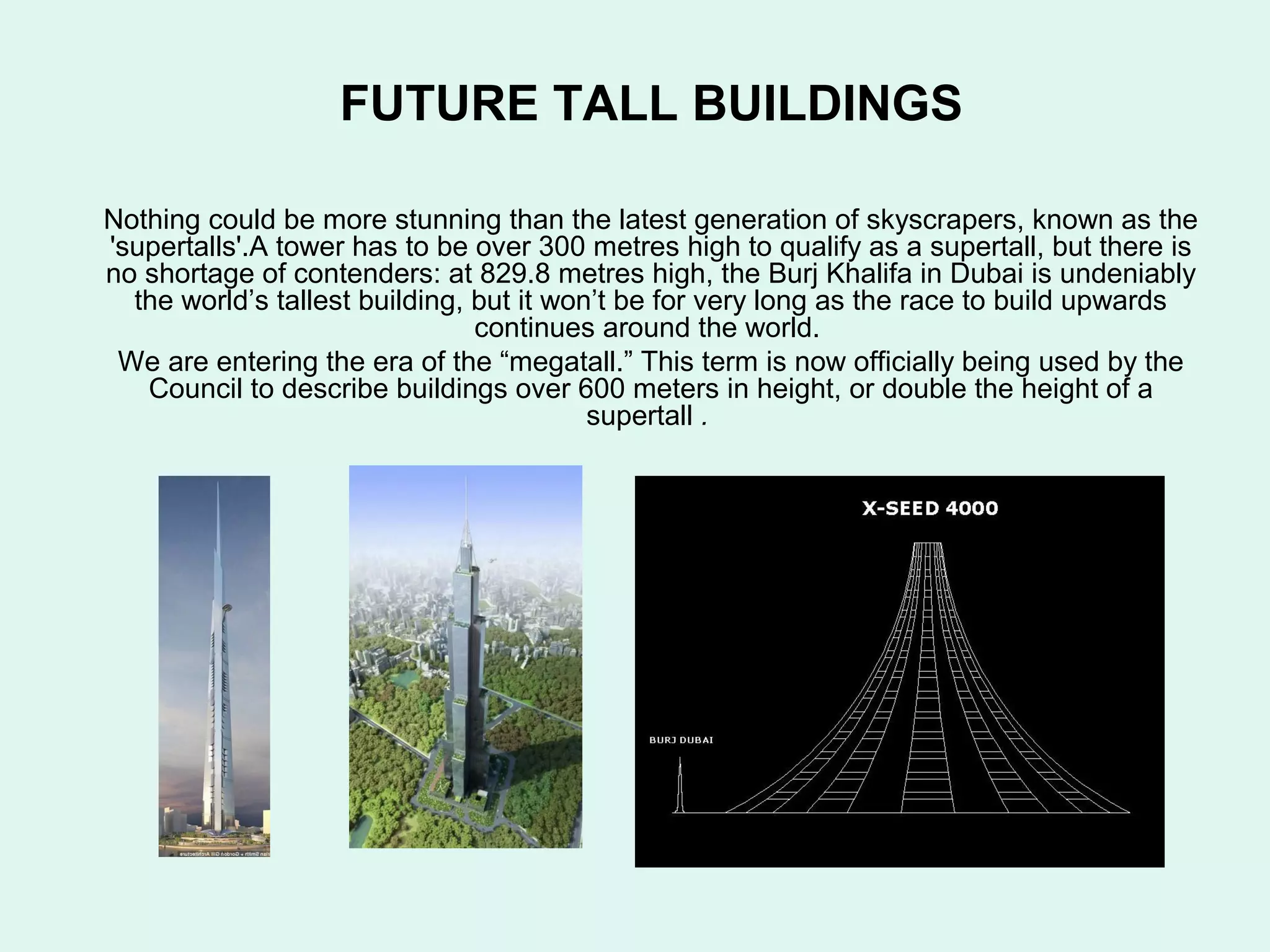 TALL BUILDINGS | PPT