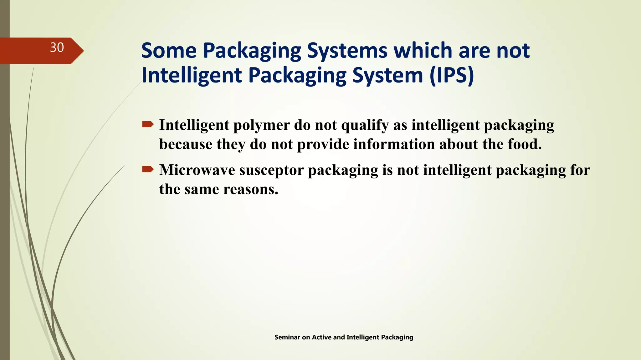 active & intelligent packaging | PPTX