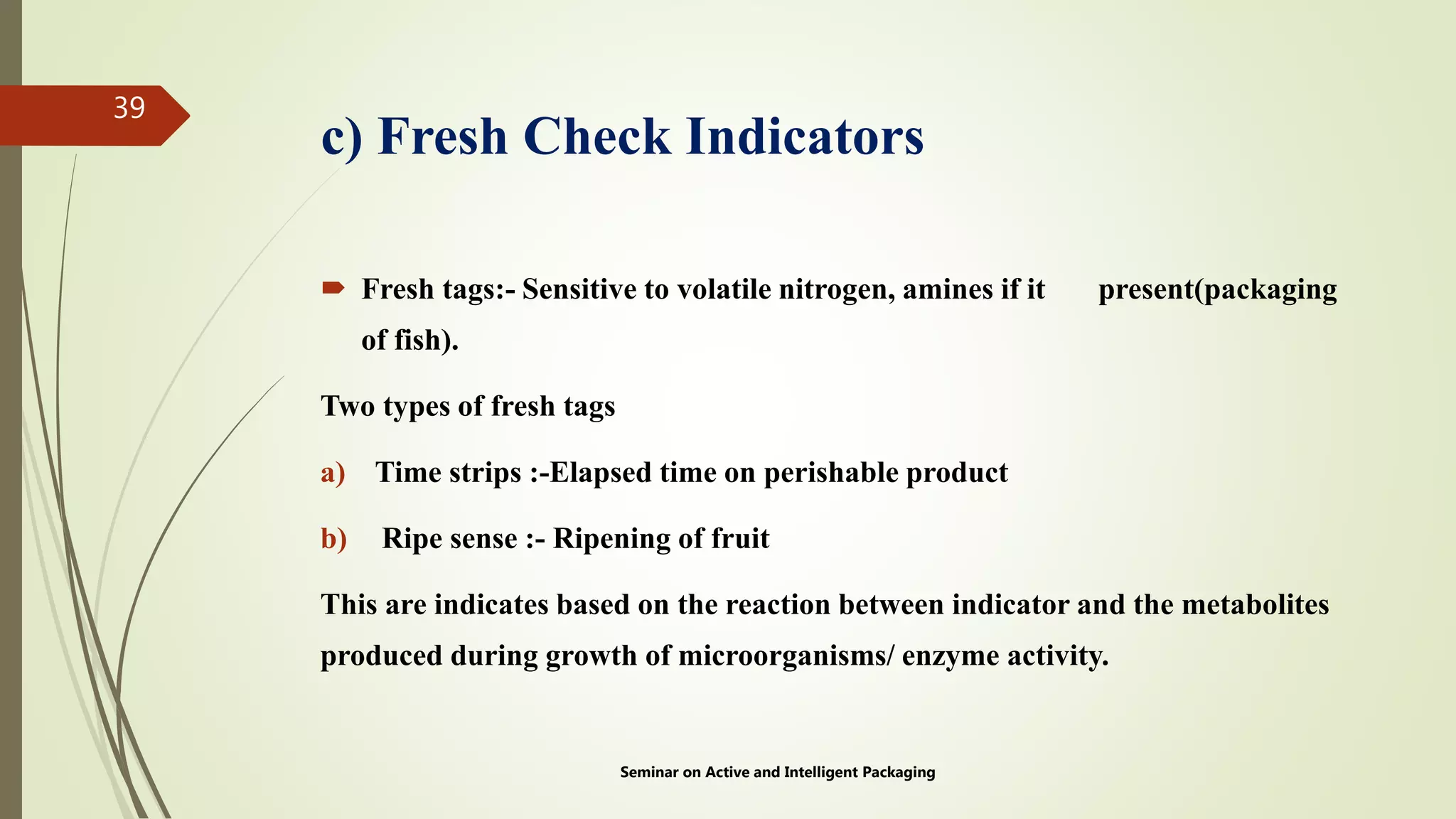 active & intelligent packaging | PPTX