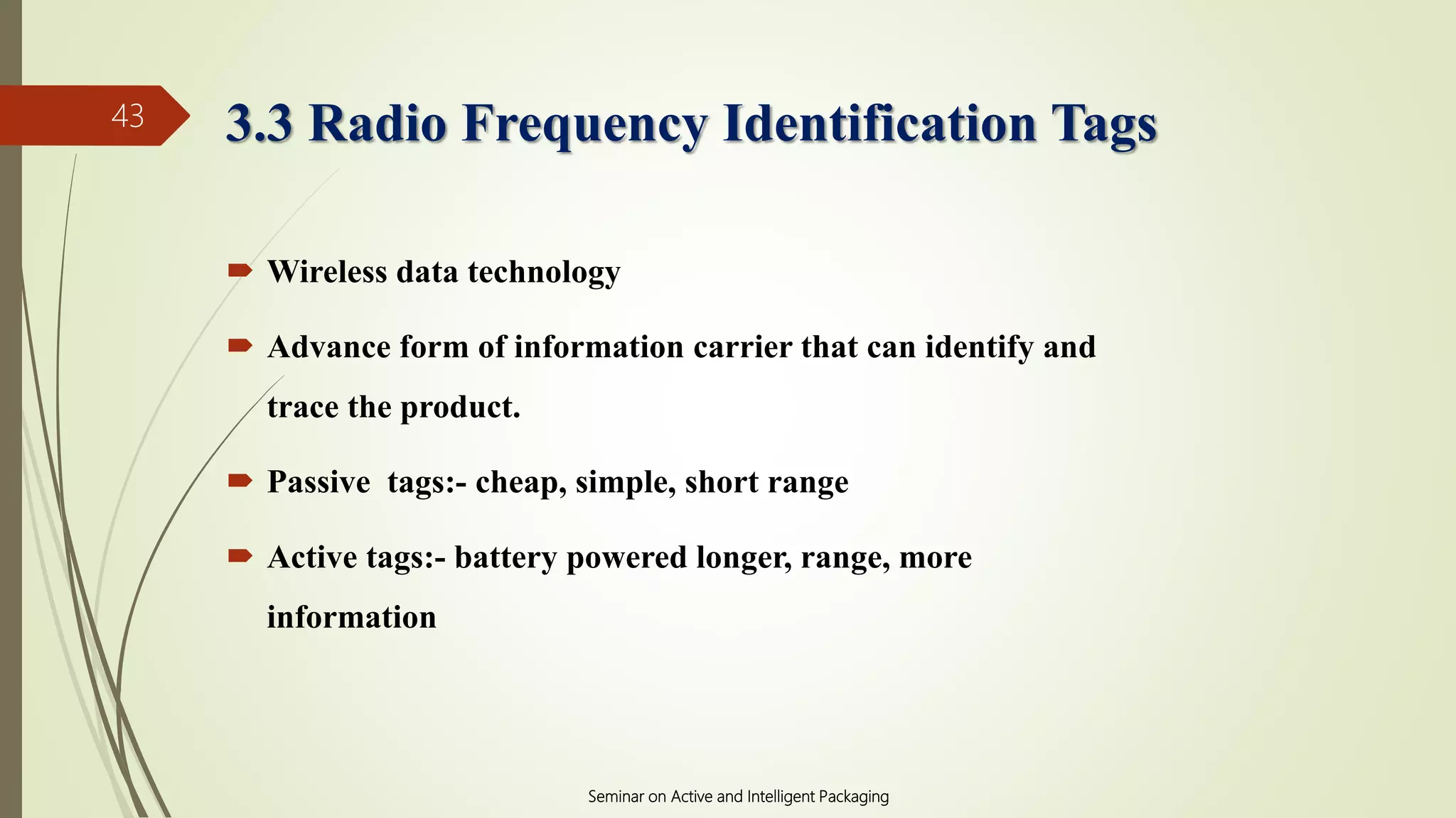 active & intelligent packaging | PPTX