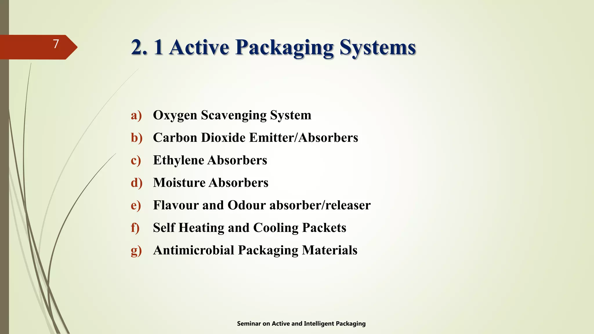 active & intelligent packaging | PPTX