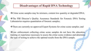 Rapid DNA Technology | PPTX