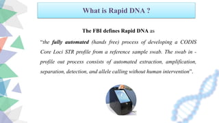 Rapid DNA Technology | PPTX