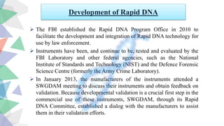 Rapid DNA Technology | PPTX
