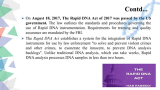 Rapid DNA Technology | PPTX
