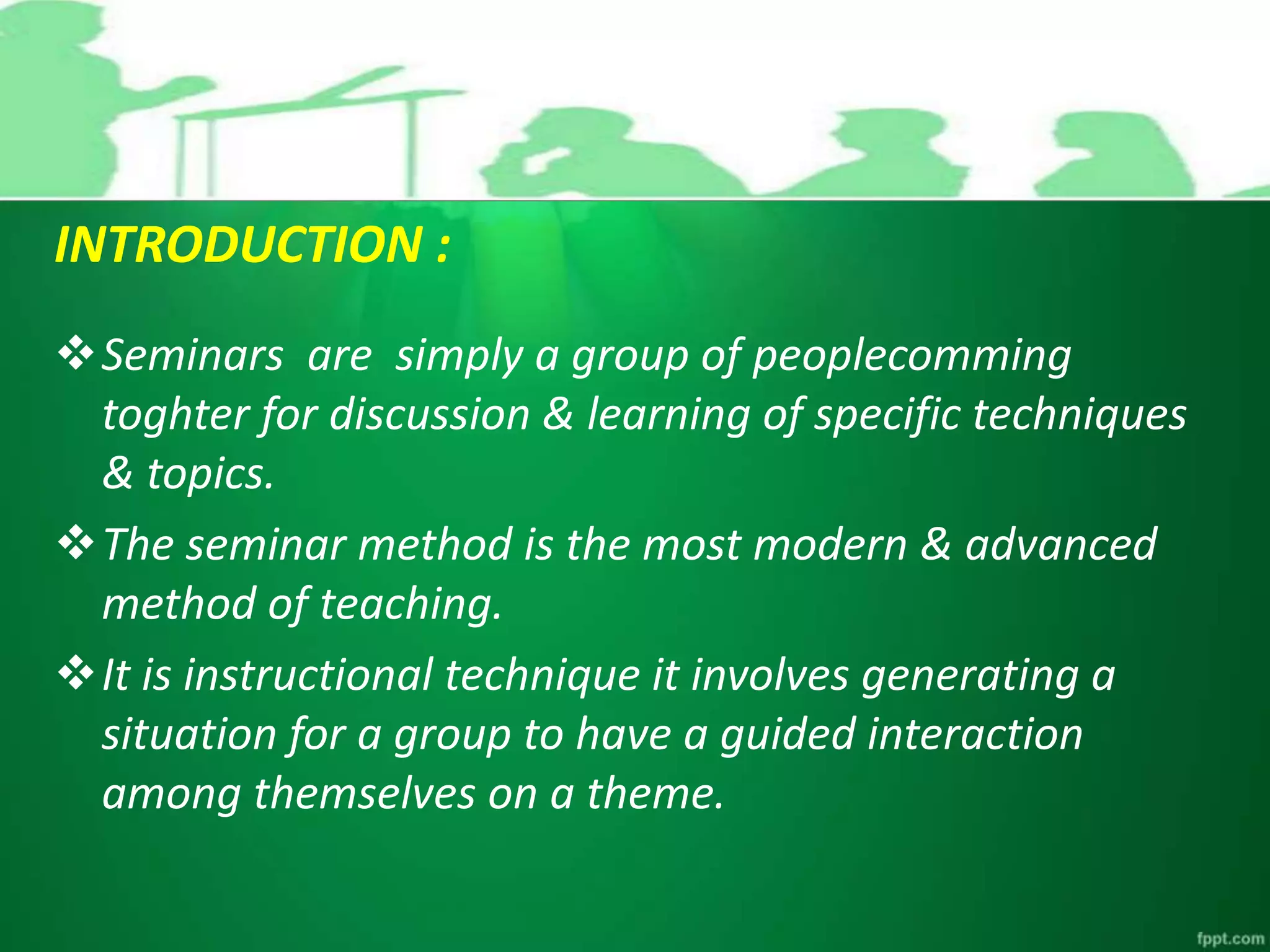 Seminar CONDUCTION TECHNIQUE | PPTX