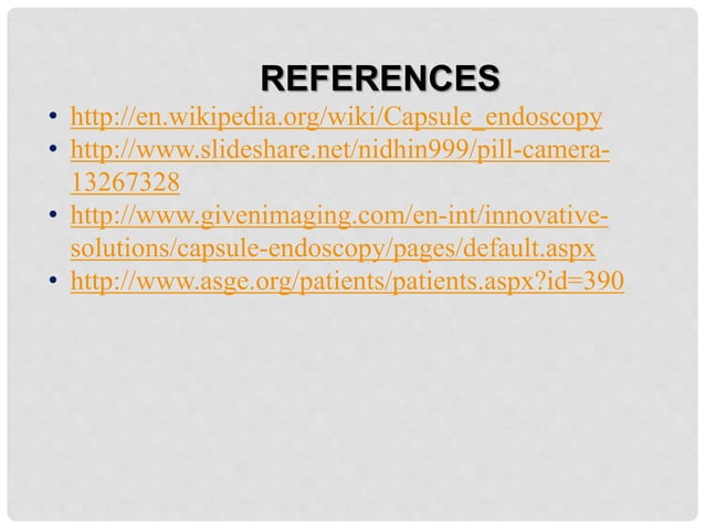 Pill Camera Technology | PPTX