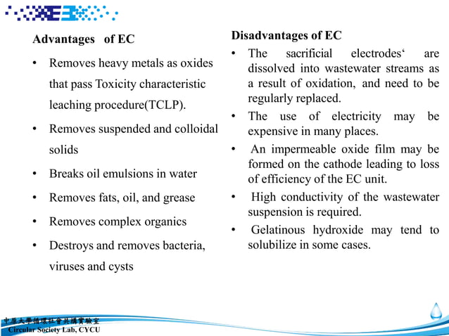 Electrocoagulation | PPTX | Chemistry | Science