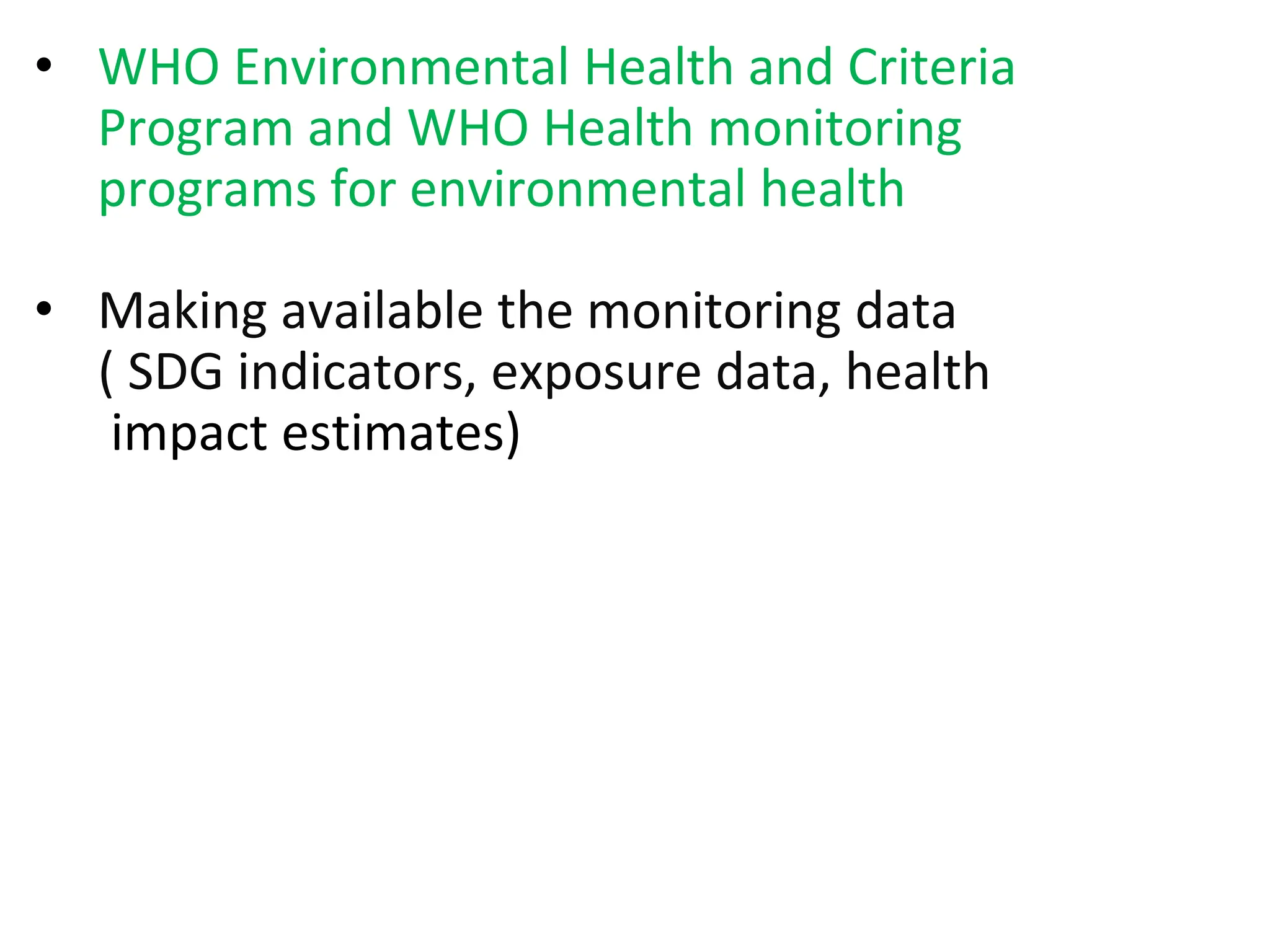 Role of various international health agencies | PPTX