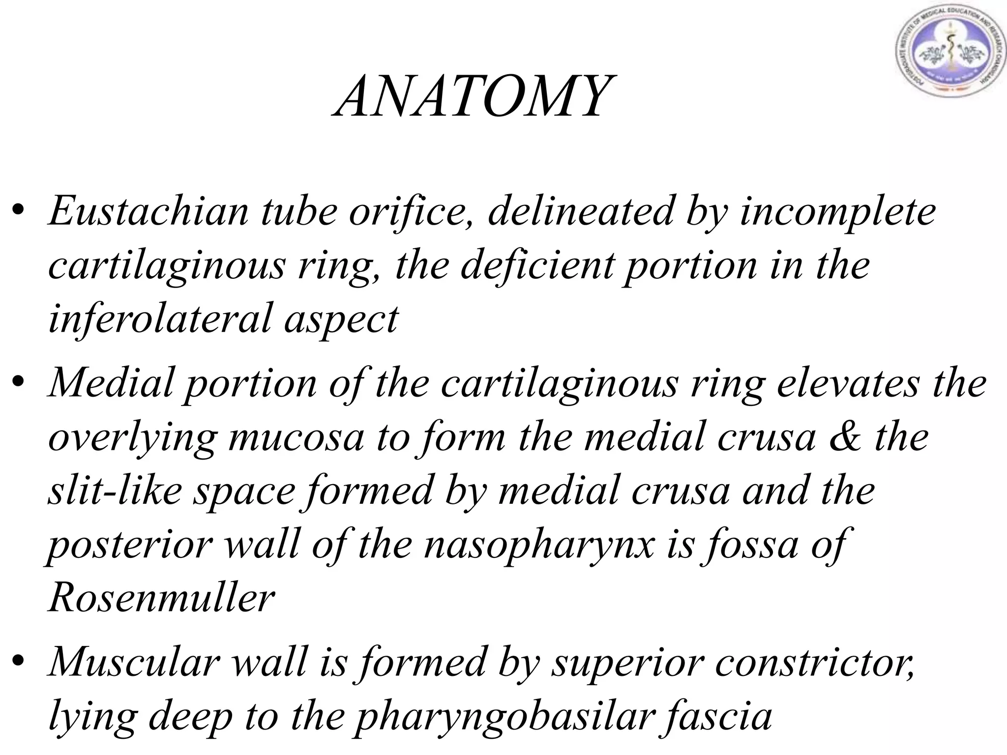 nasopharynx clinical anatomy and management of nasopharyngeal tumor | PPTX