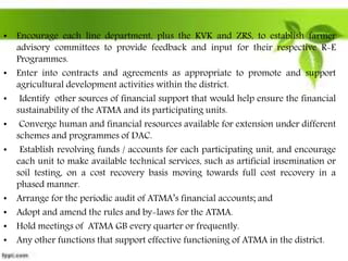 Innovation in technology Dissemination : ATMA | PPTX